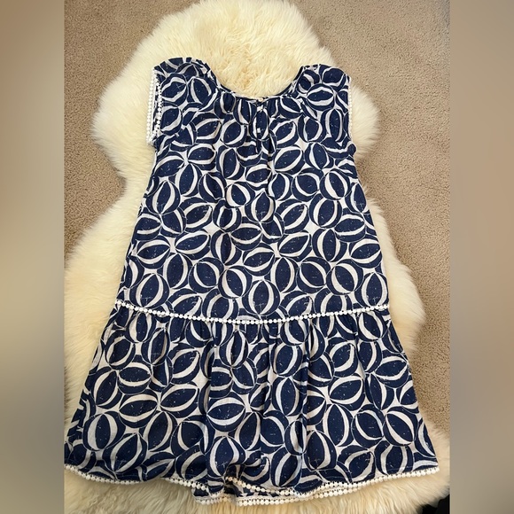 J. Crew | Dresses | Crewcuts Jc Crew Blue And White Beach Dress | Poshmark